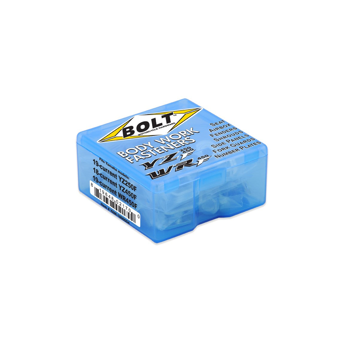 BOLT FULL PLASTIC FASTENER KIT YAM - 020-00909 – DDRV.com