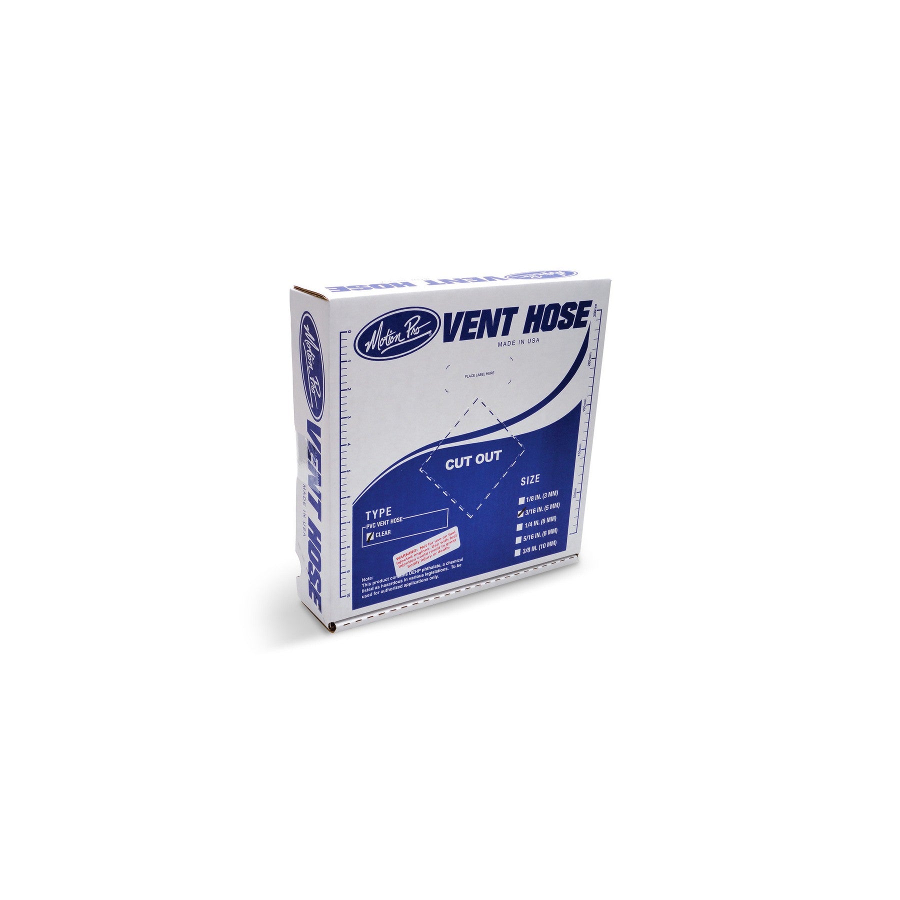 MOTION PRO CLEAR VINYL VENT LINE 3/16"X25' - 12-0001 – DDRV.com