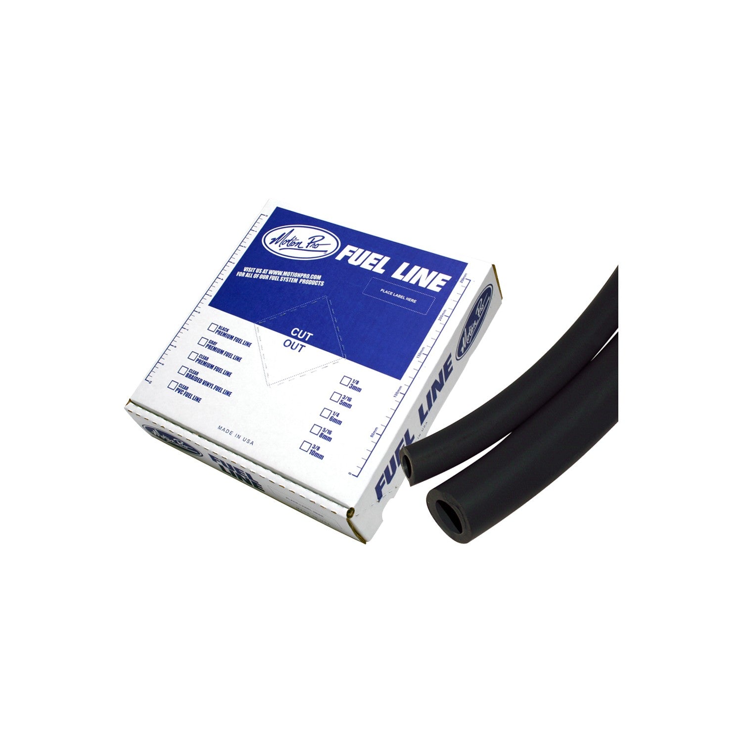 MOTION PRO TYGON BLACK FUEL LINE 3/16" - 12-0040 – DDRV.com