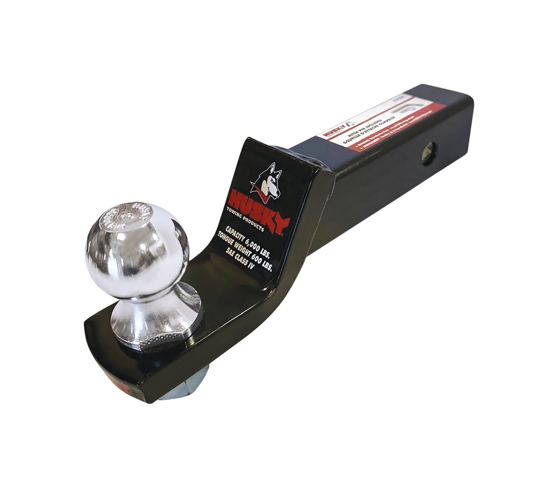 Husky Towing 31366 2-Inch Receiver Ball Mount With 8-Inch Shank, 2-Inc ...