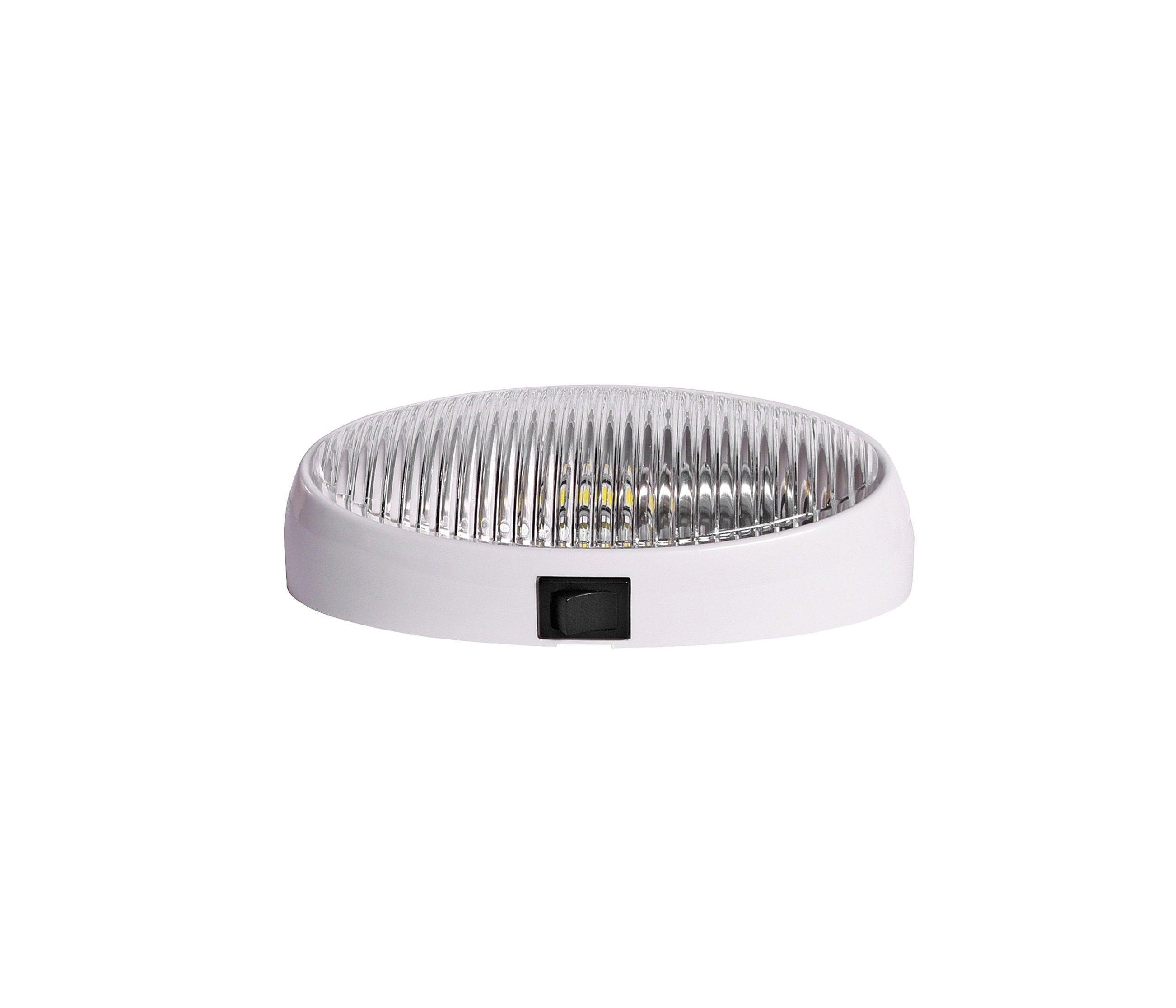 Arcon 20679 - Oval Clear Lens White LED Porch Light - 18-2699 – DDRV.com
