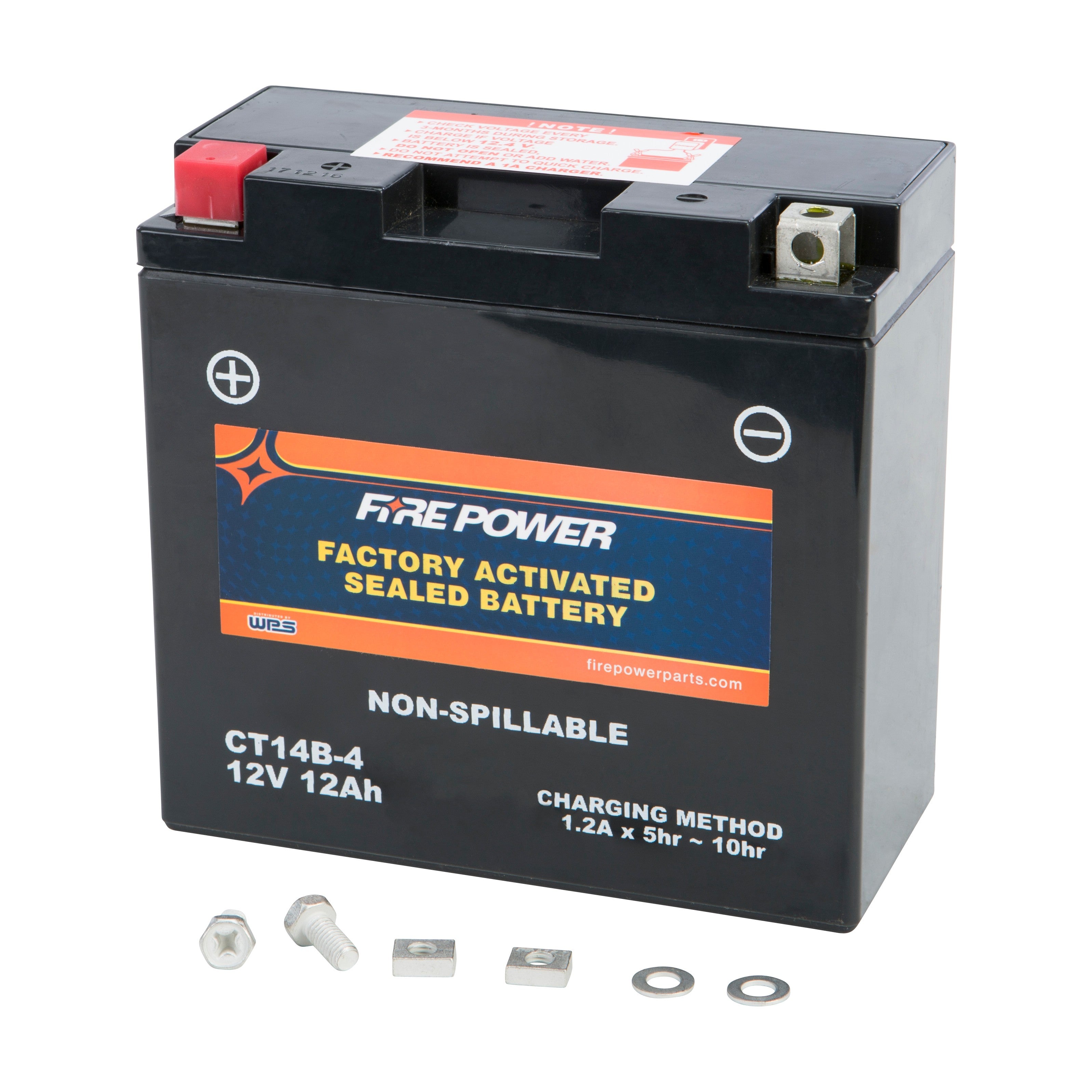 FIRE POWER BATTERY CT14B-4 CT14B SEALED FACTORY ACTIVATED - 49-2131 ...