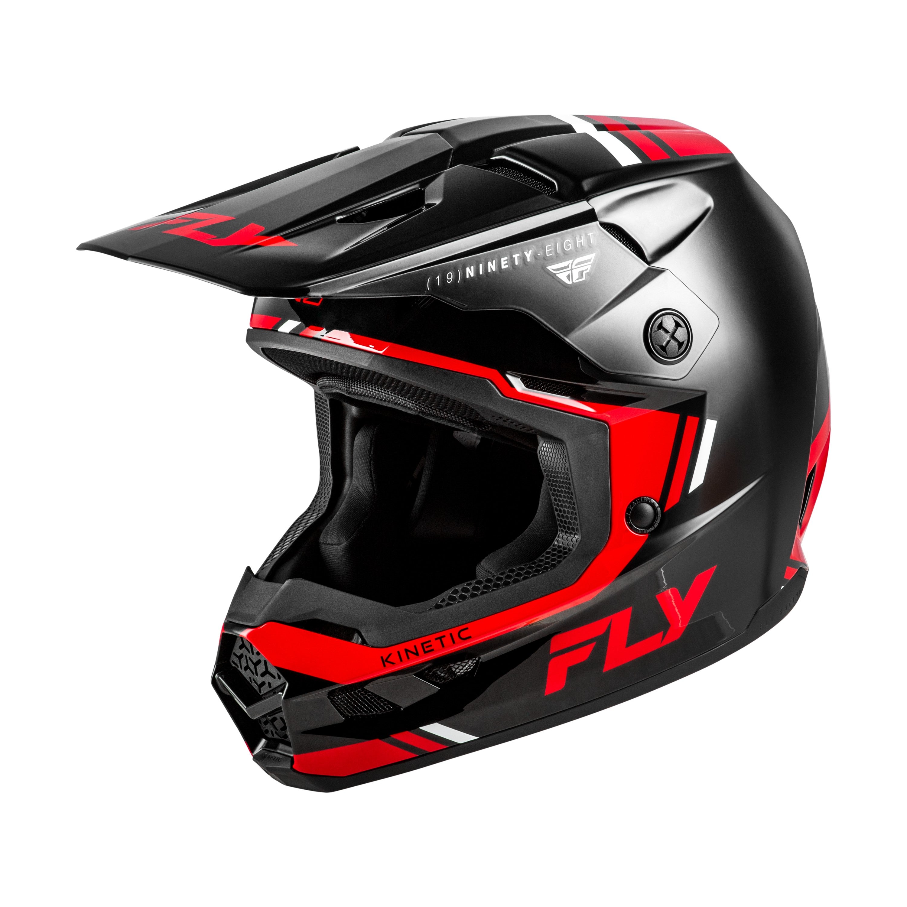 FLY RACING KINETIC VERDICT HELMET BLACK/RED/WHITE LG - 73-8721L – DDRV.com