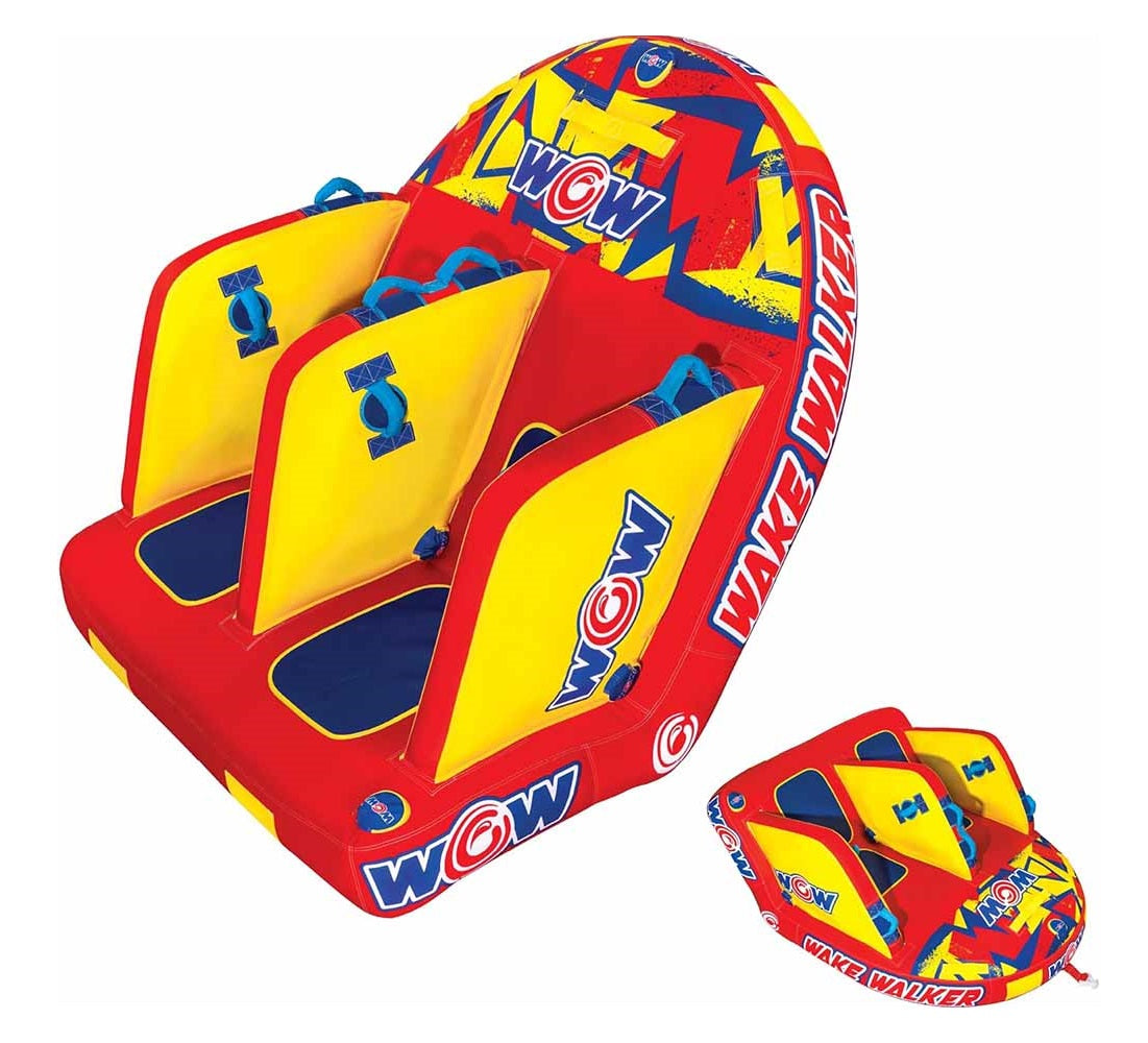 WOW Sports Wake Walker Towable Tube for Boating 2 Person - 742-23WTO47 ...