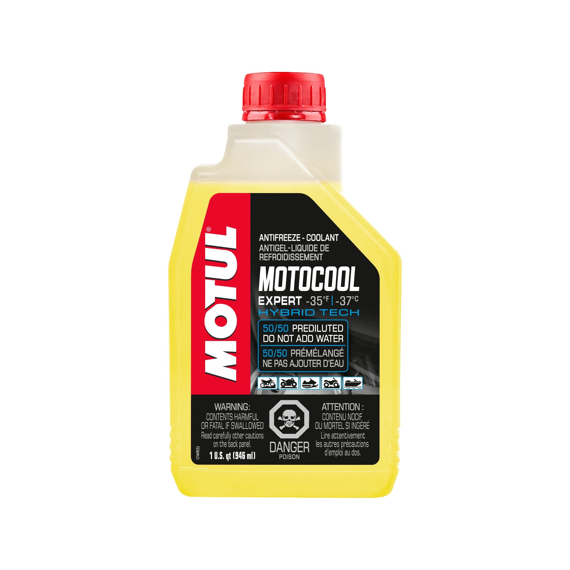 MOTUL MOTOCOOL EXPERT COOLANT 1 LTR 12/CASE - 82-2179 – DDRV.com