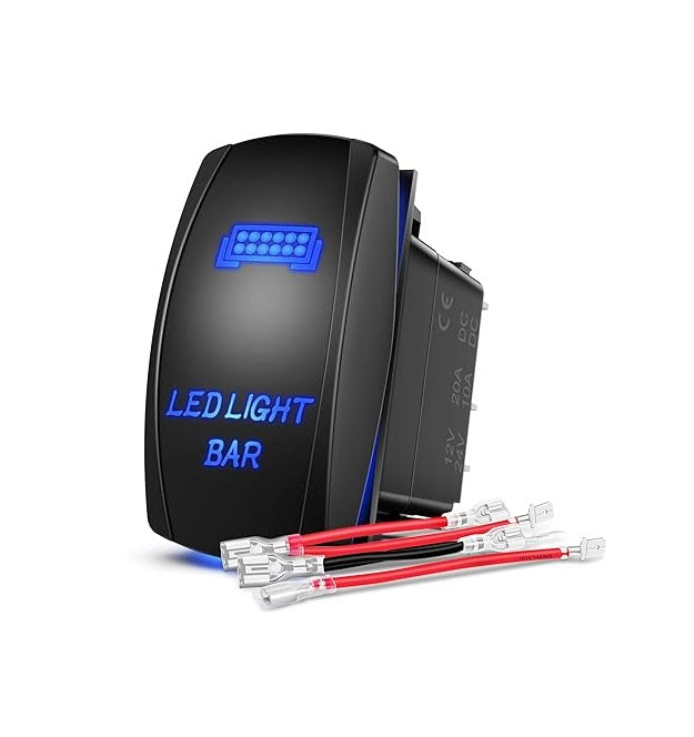 Switch - LED Light Bar 5Pin Laser On/Off LED Set for Jeep Boat Trucks ...