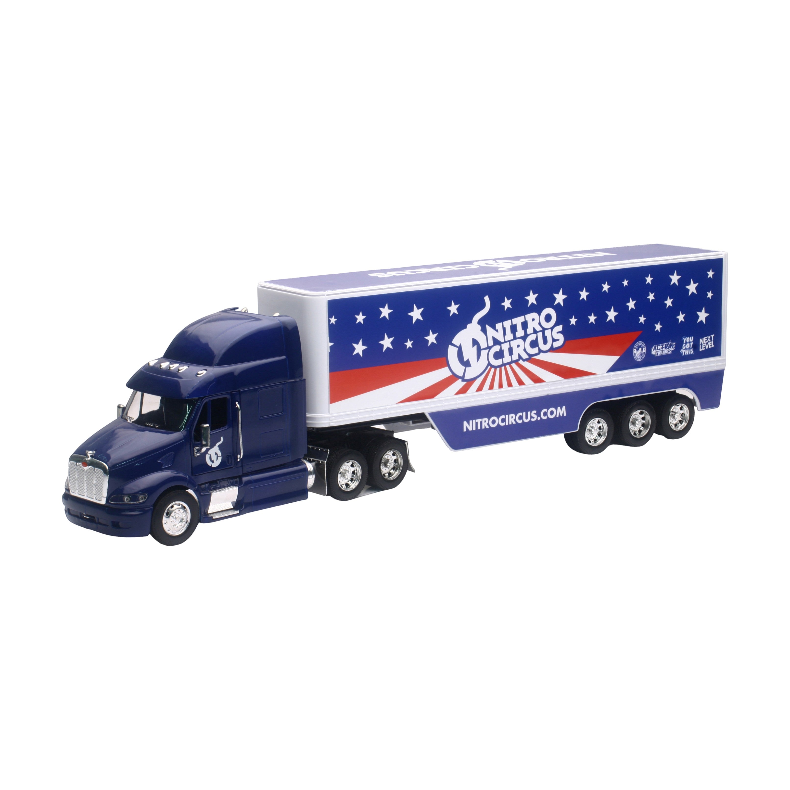 NEW-RAY REPLICA 1:32 SEMI TRUCK NITRO CIRCUS TEAM TRUCK - 959-0128 ...