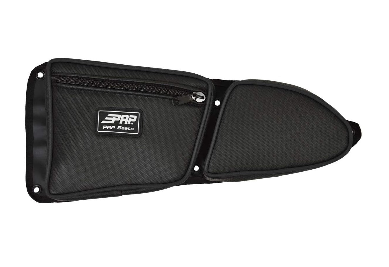 PRP Fiber Black Driver Side Door Bag with Knee Pad RZR900/1000 - E36-2 ...