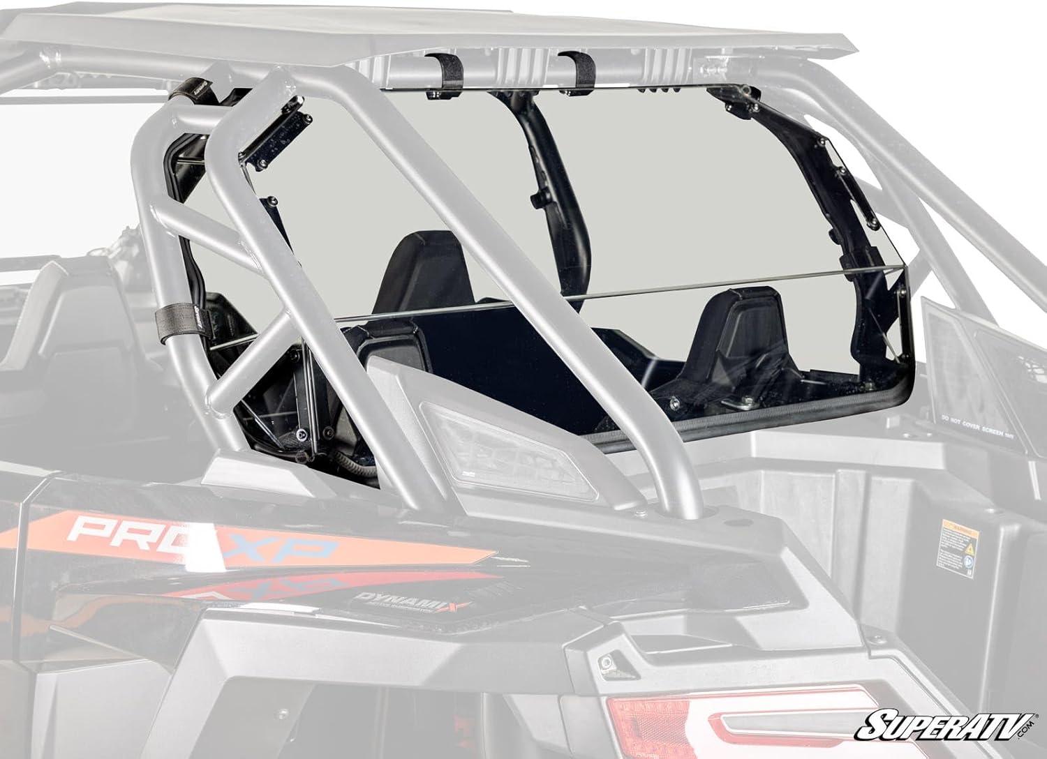 SUPERATV REAR WINDSHIELD FOR POLARIS RZR PRO XP - RWS-P-PROXP4-75 ...