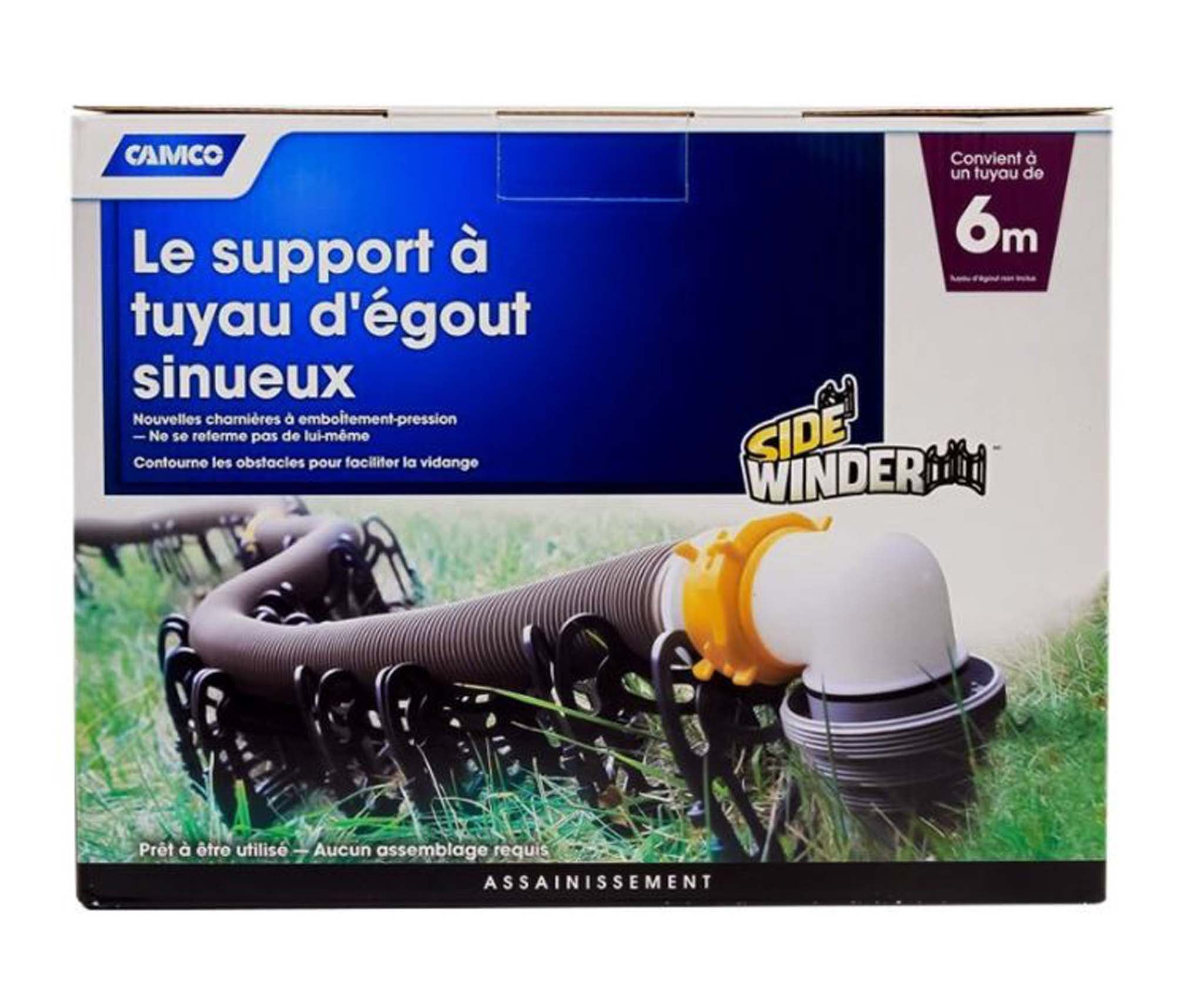 Camco Sidewinder Plastic Sewer Hose Support - 20' 43051 – DDRV.com